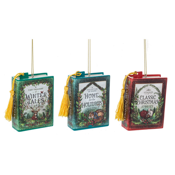 Christmas Storybook with Tassel Ornament | Suburban Lawn & Garden